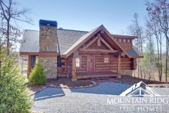 Log Home Exterior Gallery - Mountain Ridge