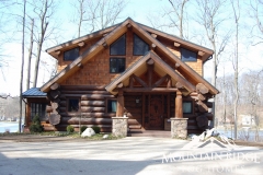 Log Home Exterior Gallery - Mountain Ridge
