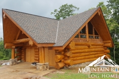 Log Home Exterior Gallery - Mountain Ridge