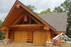 Log Home Exterior Gallery - Mountain Ridge