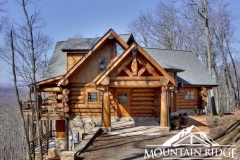 Log Home Exterior Gallery - Mountain Ridge