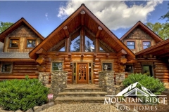 Log Home Exterior Gallery - Mountain Ridge