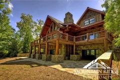 Log Home Exterior Gallery - Mountain Ridge