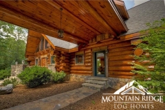 Log Home Exterior Gallery - Mountain Ridge