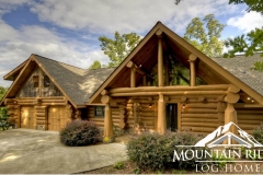 Log Home Exterior Gallery - Mountain Ridge