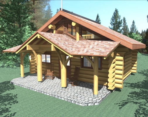 Log Cabin Kits | Log Home Plans - Mountain Ridge Handcrafted Homes