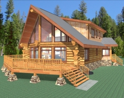 Log Cabin Kits | Log Home Plans - Mountain Ridge Handcrafted Homes
